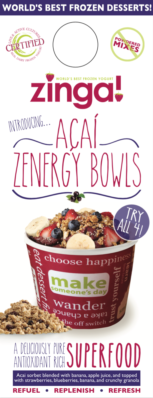 Zinga Frozen Yogurt – Christopher Michael | Brands